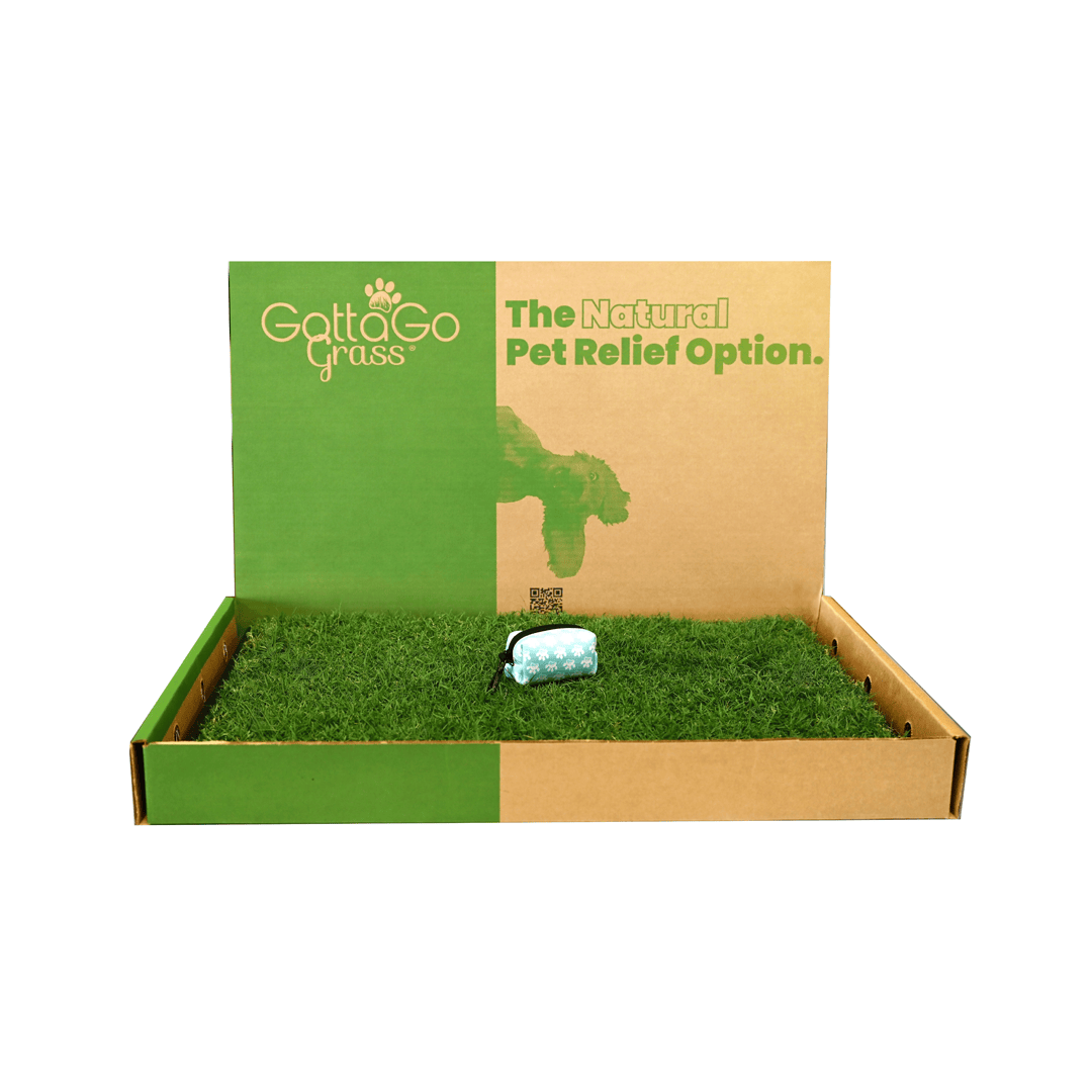 Gotta Go Grass with Tray + Waste Bag Dispenser